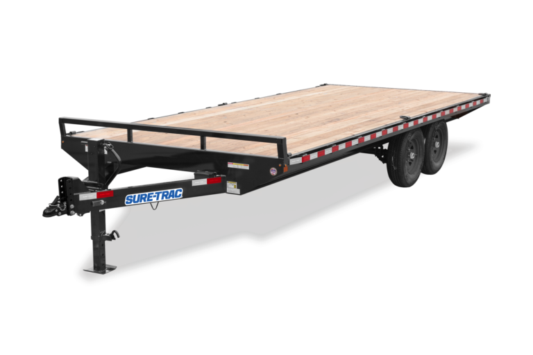 Low Profile Flatbed Deckover Trailers | Sure-Trac®